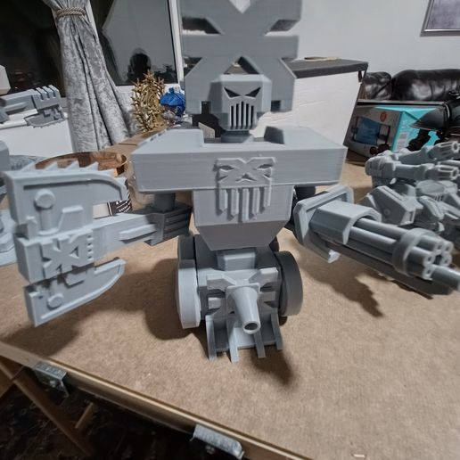 💀 Low poly Skull Titan・Free 3D File for 3D printing・Cults