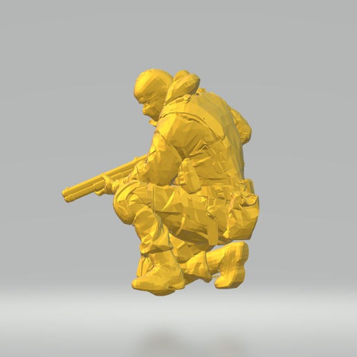 STL file soldier man 🫡 ・3D print design to download・Cults