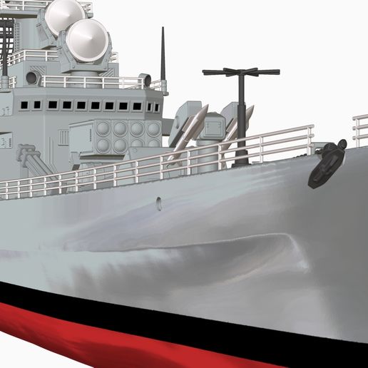 🪖 USS Leahy (DLG-16)・ 3D File for 3D printing・Cults