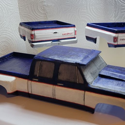 🚙 SCX24 K30 Chevrolet Dually (155mmWB)・ STL File for 3D printing・Cults