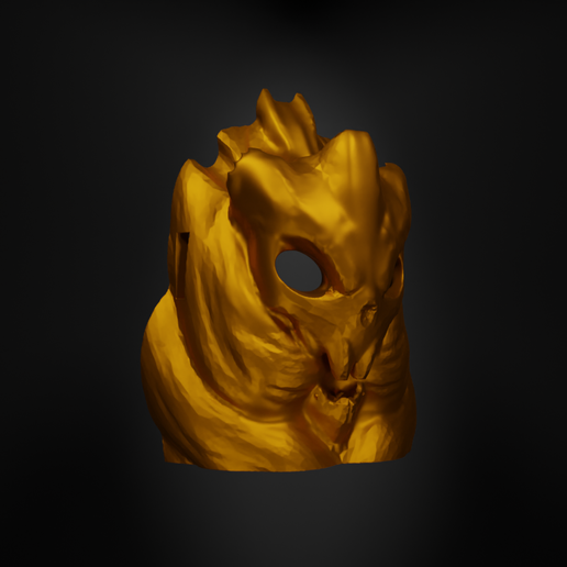 STL file League of Legends Tresh Face Helmet Face Mask - Tresh Mask 3D ...