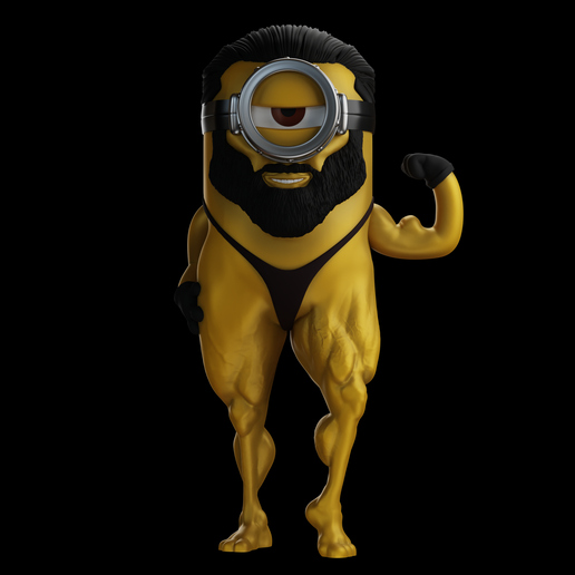 Archivo STL SIGMA CHAD MINION 🇹🇩 ・Plan para descargar y imprimir en 3D ...