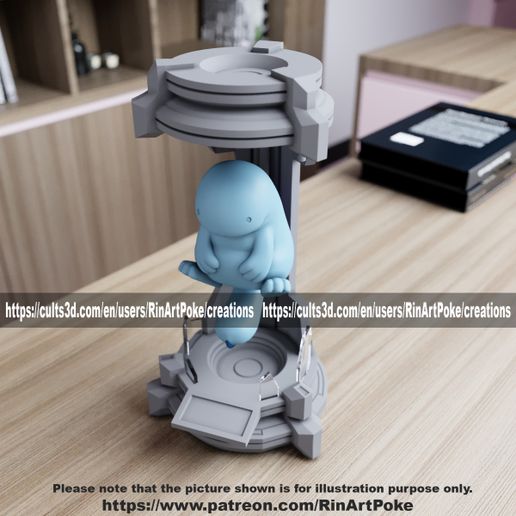 STL file Quagsire in the lab from pokemon 🥼 ・3D printing idea to ...