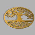Free STL file Tree of life relief 🌳 ・3D print design to download・Cults