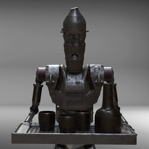 🤖 ig-11 from mandalorian 3D print model・ STL File for ・Cults