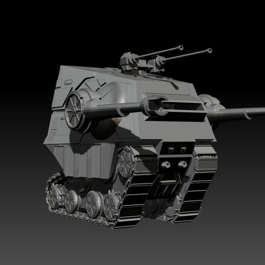 🪖 ATHT Hiss Tank ATAT hybrid・Archivo STL para ・Cults