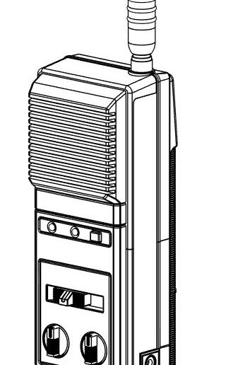 coloring page walkie talkie