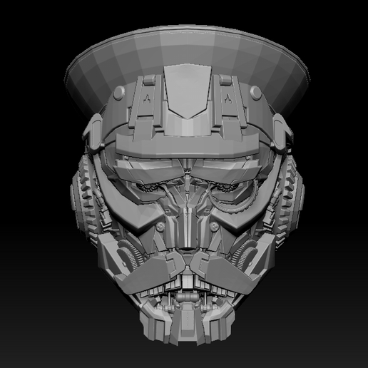 3D file Transformers the last knight BullDog head 🤖 ・3D printer model ...