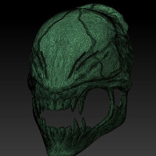 👽 Alien Skull mask・ STL File for 3D printing・Cults