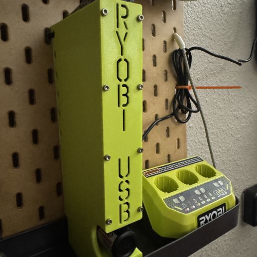 🔋 Battery Cycler for Ryobi USB Lithium・ STL File for 3D printing・Cults