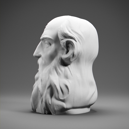 ♌ Leo Tolstoy Bust・ STL File for 3D printing・Cults