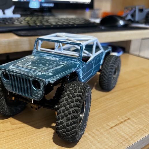 🚗 SCX24 JEEP chassis and body・ STL File for 3D printing・Cults