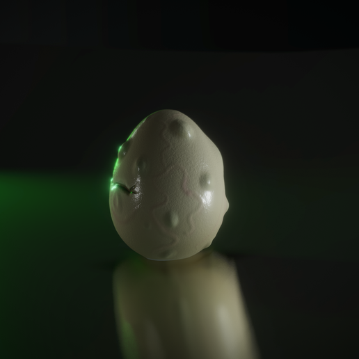 🥚 Cursed easteregg・Free STL File for ・Cults