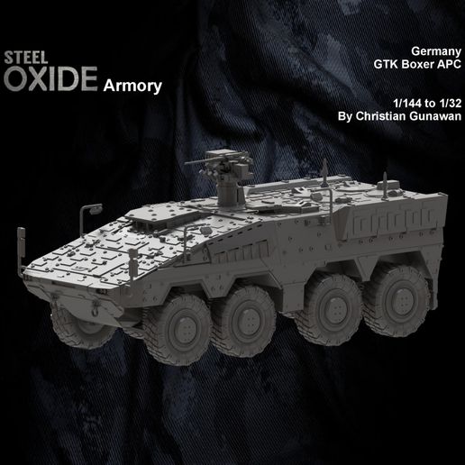 🇩🇪 Germany GTX Boxer APC Configuration・ STL File for 3D printing・Cults