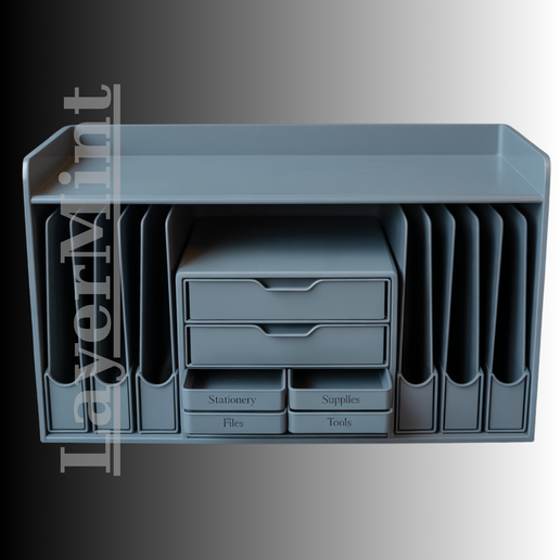 🏢 Extra Large All-in-One Desktop Organizer – 3D Print Model・ 3D File ...