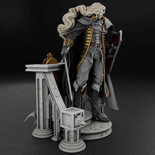 🧛 Alucard - Castlevania・ STL File for 3D printing・Cults