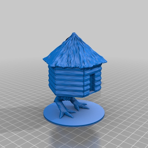 💃 Baba Yaga's Dancing Hut・Free STL File for 3D printing・Cults