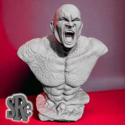 👤 Buste Drax - Les Gardiens de la Galaxie・Fichier STL pour Impression ...
