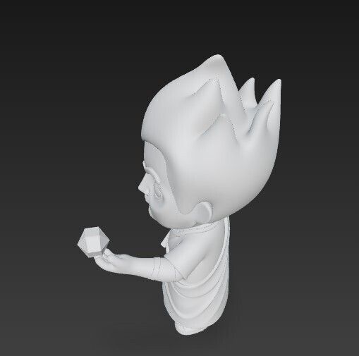 🦸 Cartoon Hades Figure – 3D Printable Cute Mythological Character Model ...