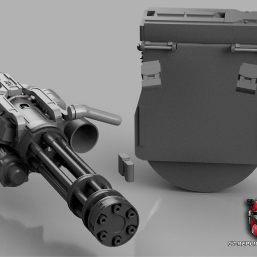 🎒 Helldivers 2 - M-1000 Maxigun and Backpack Cosplay Replica 1:1・ STL ...
