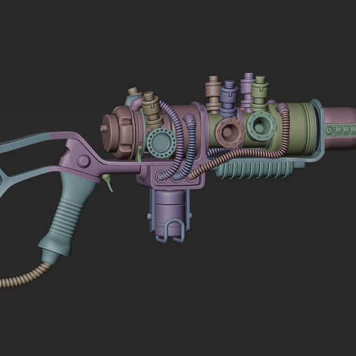 🔫 Plasma rifle prop replica Fallout 3 gun weapon prop cosplay・ 3D File ...