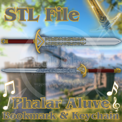 🗡️ Phalar Aluve Accessories - Baldur's Gate 3・ STL File for 3D printing ...