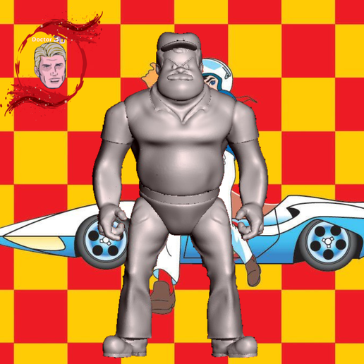 👾 pops racer -figura articulada・Archivo 3D para Impresión 3D・Cults