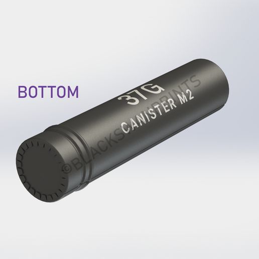 🐚 WW2 United States 37mm M2 Canister Shot Shell・ 3D File for 3D ...