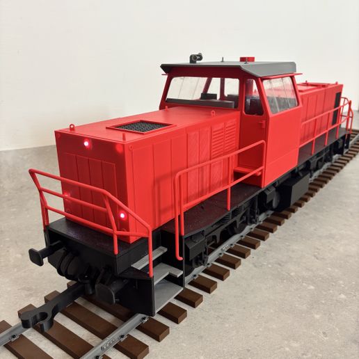 🛤️ Railway MAK DE 6400 Locomotive - 1:14 Scale・Archivo STL para ...