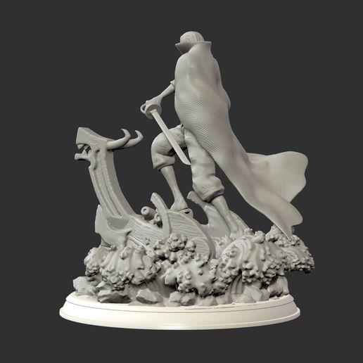 Red Hair Shanks V2 3d print statue - One Piece figurine - Cults3D 3D ...