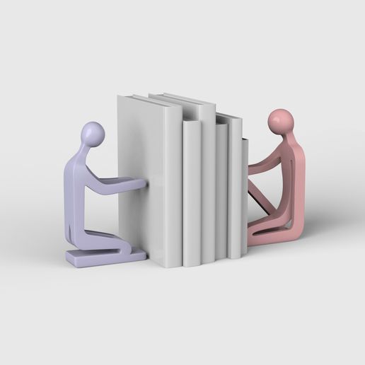 📚 3D Model STL CNC Book End・Free STL File for 3D printing・Cults