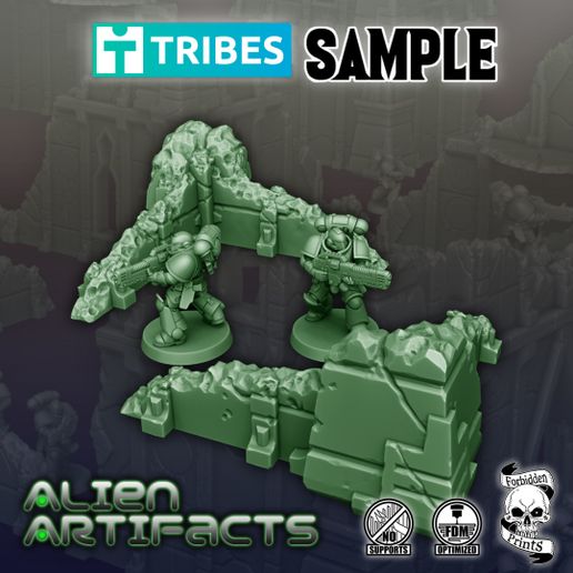 🎲 Sample For Tribes August 2023!・Free STL File for ・Cults