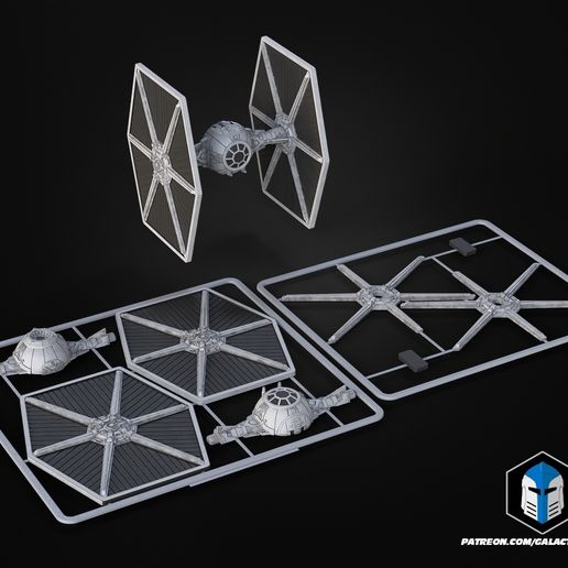 👔 Tie Fighter Vehicle Kit Card - 3D Print Files・ 3D File for 3D ...
