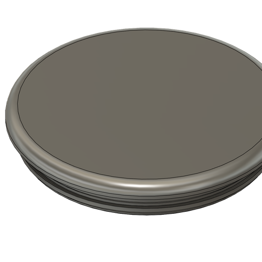 🧢 Pole Cap 55mmOD x 52mmID・Free STL File for 3D printing・Cults