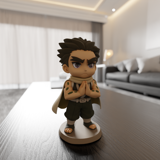 🗿 Gyomei Himejima・ 3D File for 3D printing・Cults