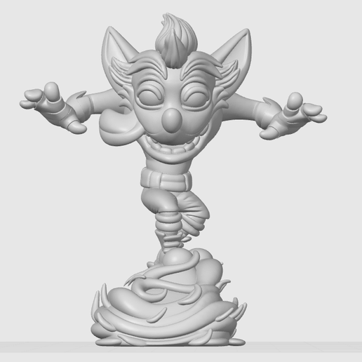 🐉 Crash Bandicoot・ STL File for 3D printing・Cults