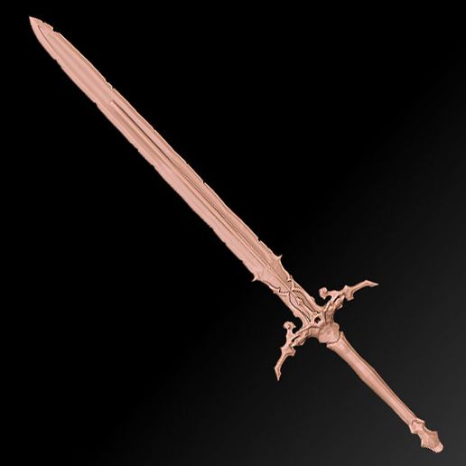 STL file Hallowed Sword - Mortal Shell 🗡️ (OBJ)・3D printer model to ...