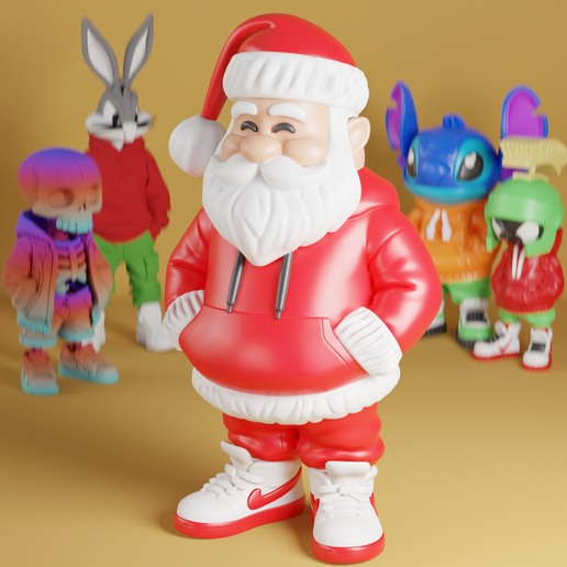 ️🎅🏻 Urban Santa/ Urban vibes / Urban Style Fan Art Figurine (Multi-Part ...