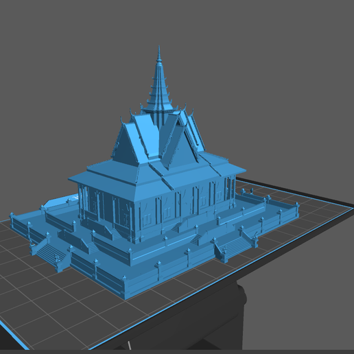 STL file KHMER TEMPLE FREESCALE ARCHITECTURE MODEL DIORAMA 🕍 ・3D ...