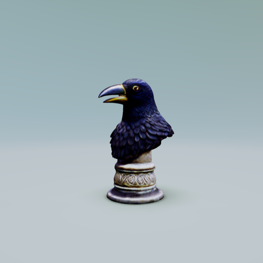 3D file KING CROW 🤴 ・3D printing template to download・Cults
