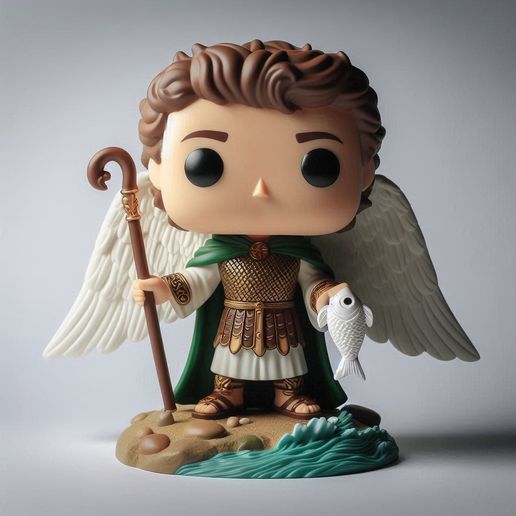 🎨 Funko Pop - 35 - Arcángel Rafael (SacroFunkos)・Archivo STL para ...