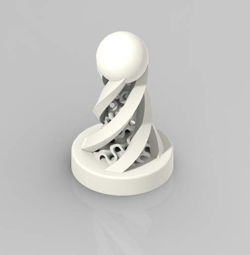 ♟️ CHESS SET PIECES SPIRAL LATTICE・ 3D File for 3D printing and CNC ...