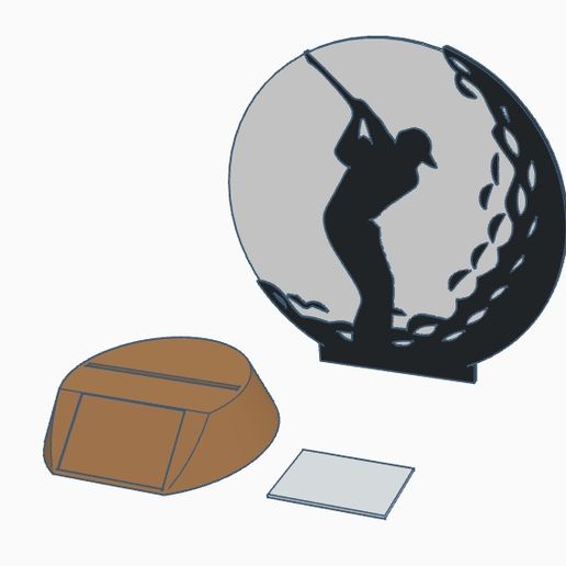STL file GOLF TROPHY 🏌️ ・3D printable model to download・Cults