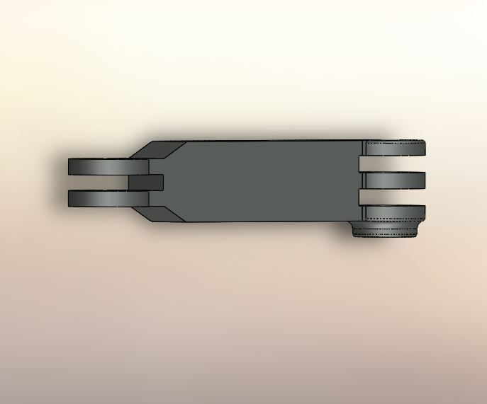 Download STL file Extension for Gopro and/or action cams • 3D print model ・ Cults