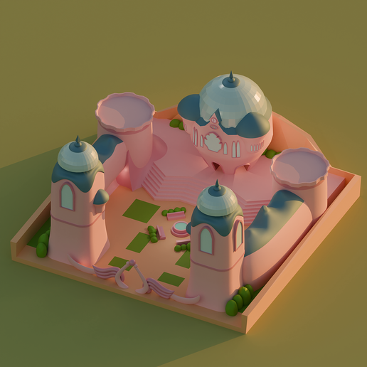 🧚 Alfea - fairy school of Winx Club・ 3D File for 3D printing・Cults