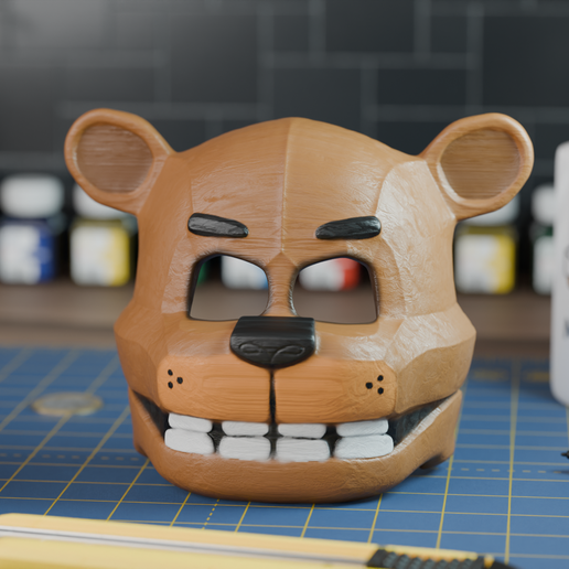 🎃 Freddy Mask - Five Nights at Freddy's: Help Wanted・ STL File for 3D ...