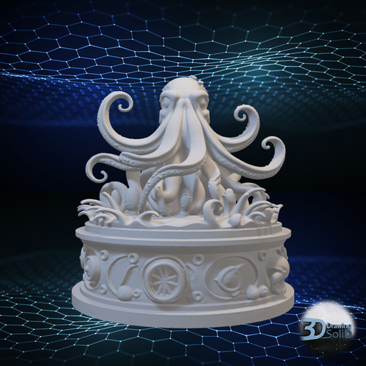 🐙 Octopus Decor・ STL File for 3D printing・Cults