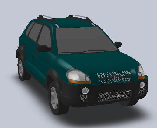 STL file Hyundai Tucson scale model car 🚗 ・3D printable model to ...