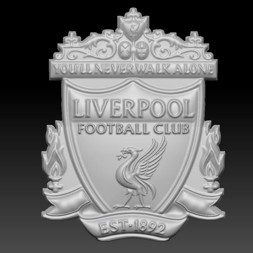 STL file Liverpool logo 👽 ・Design to download and 3D print・Cults