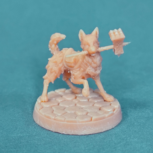 STL file Fluffles, a very good protector - dnd miniature [presupported ...